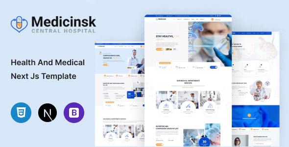 Medicinsk – Health And Medical Next Js Template by template_path ...