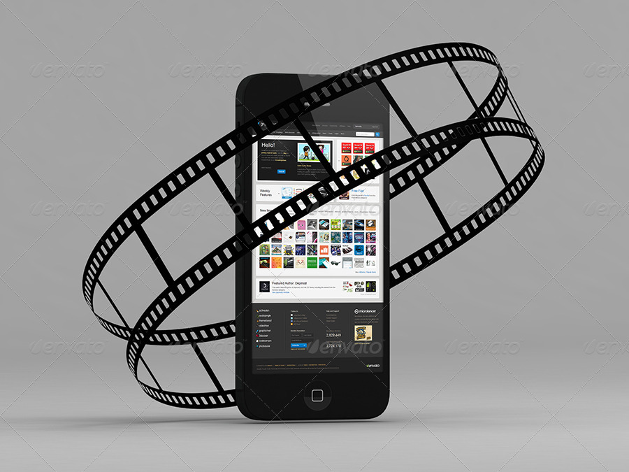 Video Phone Mock-ups 2, Graphics | GraphicRiver