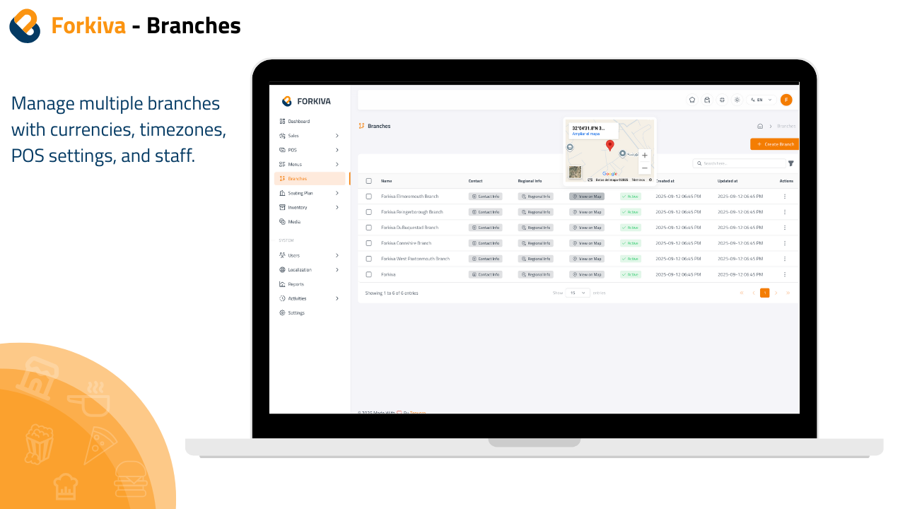 Forkiva – Restaurant POS & Management System (Laravel + Vue.js) by Tenvoro