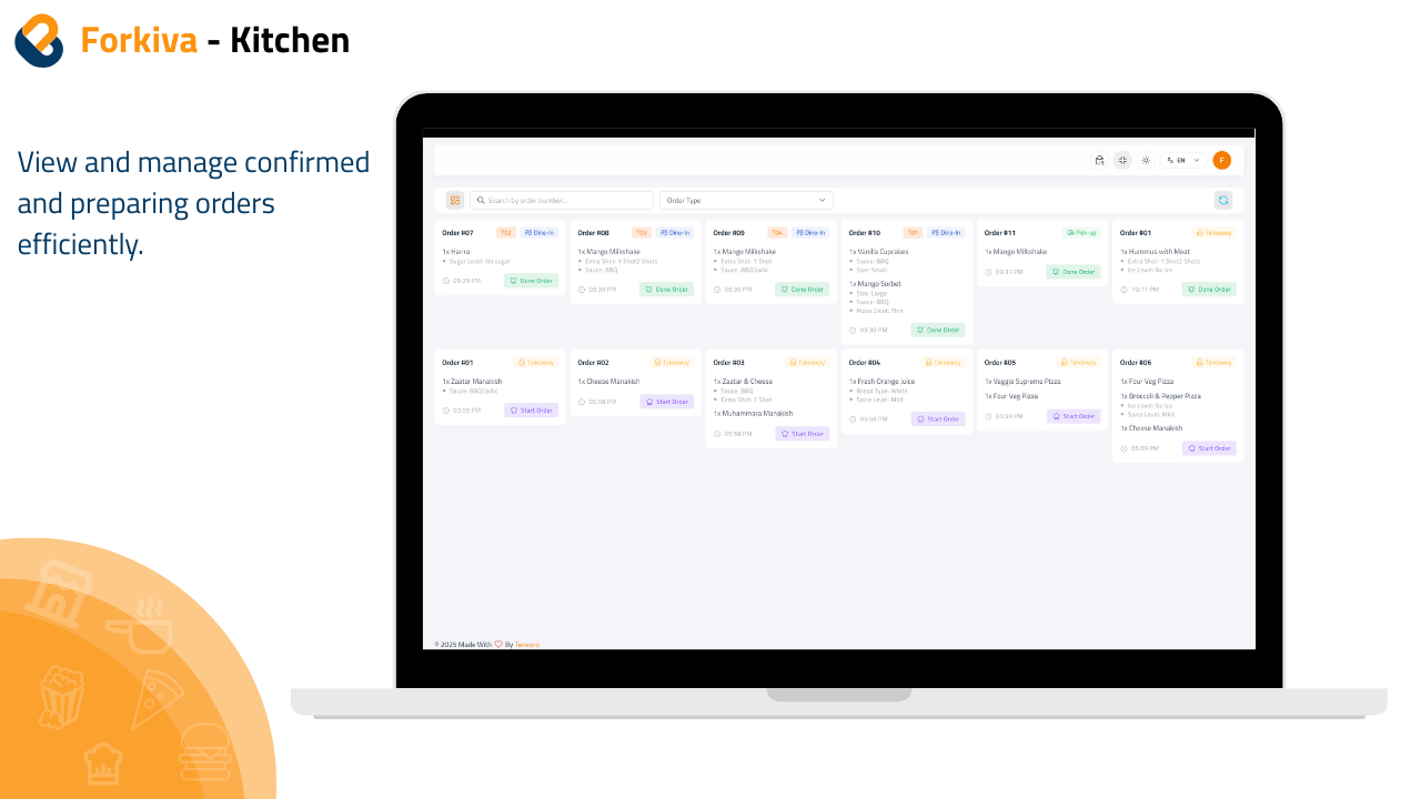 Forkiva – Restaurant POS & Management System (Laravel + Vue.js) by Tenvoro