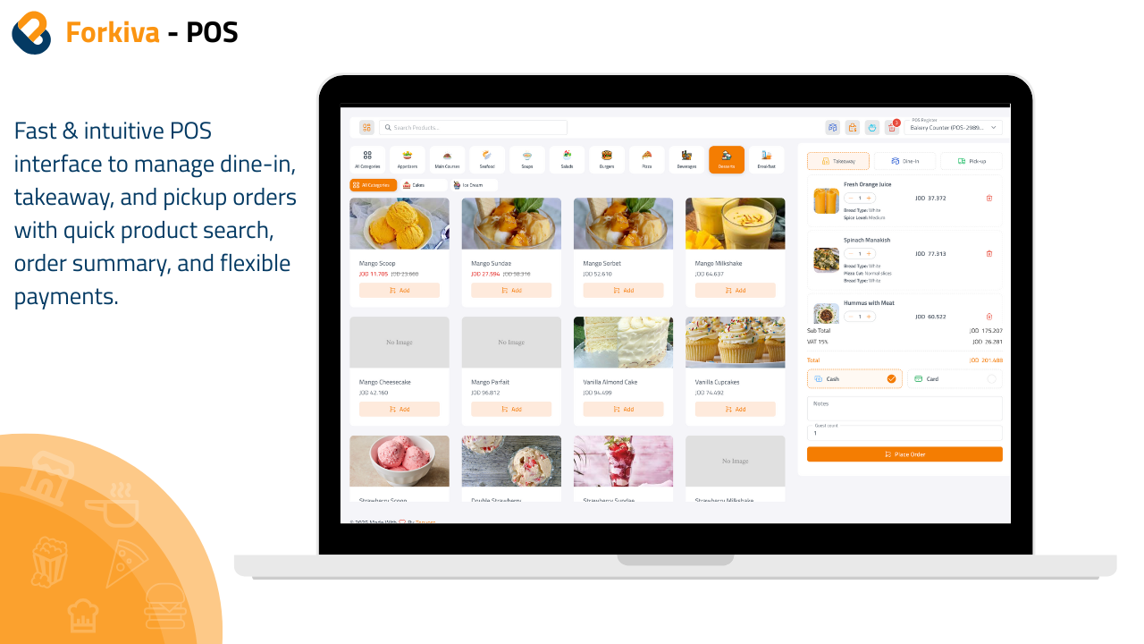 Forkiva – Restaurant POS & Management System (Laravel + Vue.js) by Tenvoro