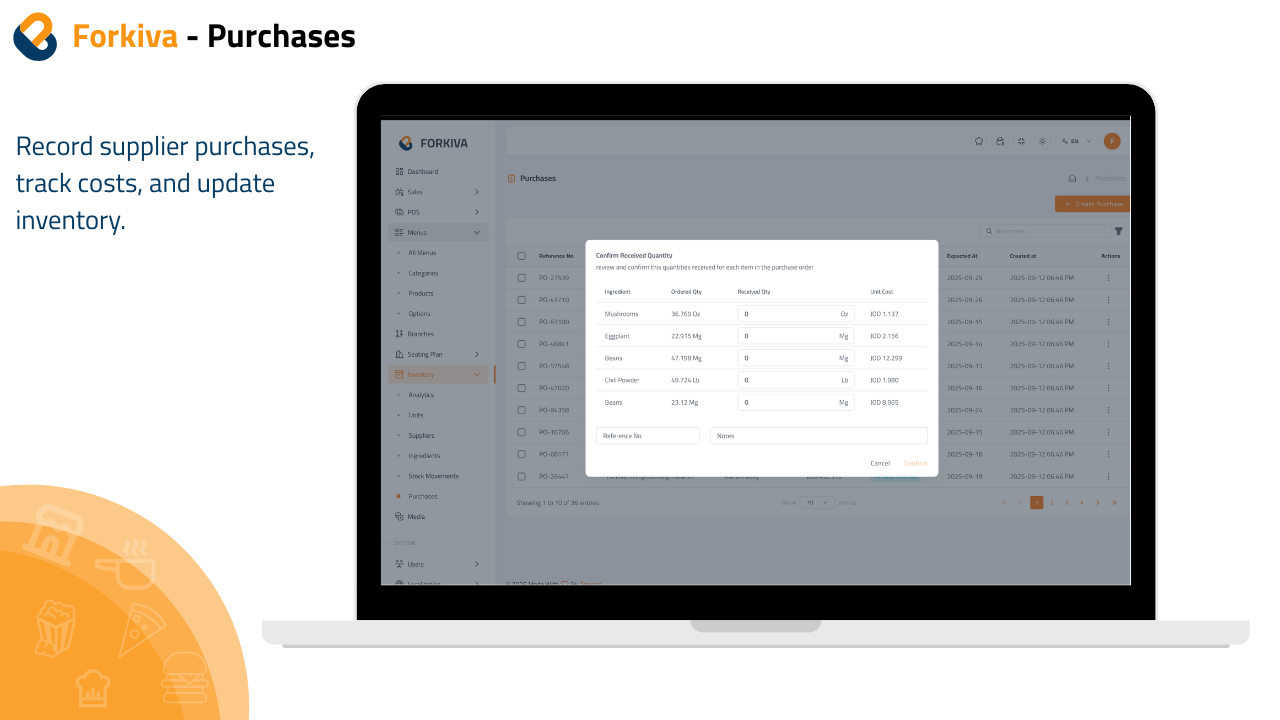 Forkiva – Restaurant POS & Management System (Laravel + Vue.js) by Tenvoro