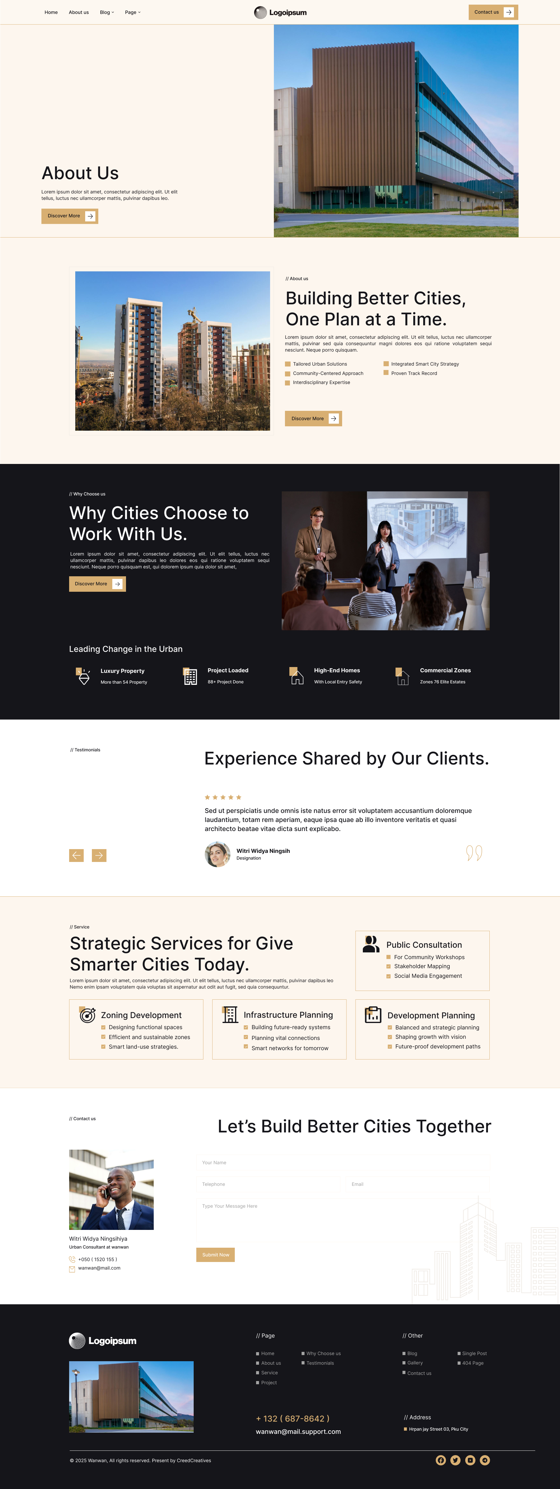 wanwan - Urban-planning-designer Figma Template by creedcreatives ...