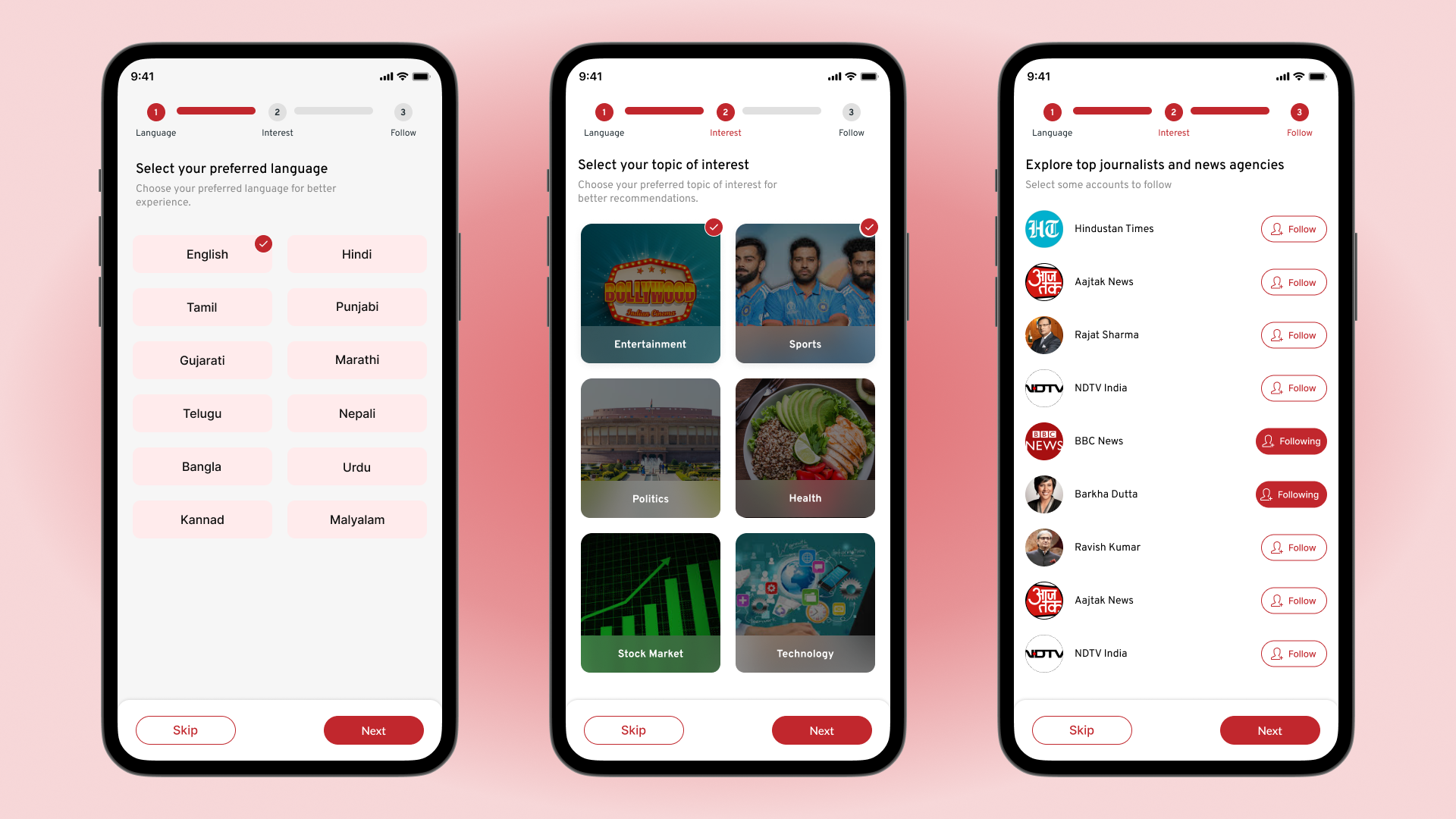 DTNews - Flutter News App (Android, iOS & Web) with Admin & Reporter Panel, Polling & Live ...