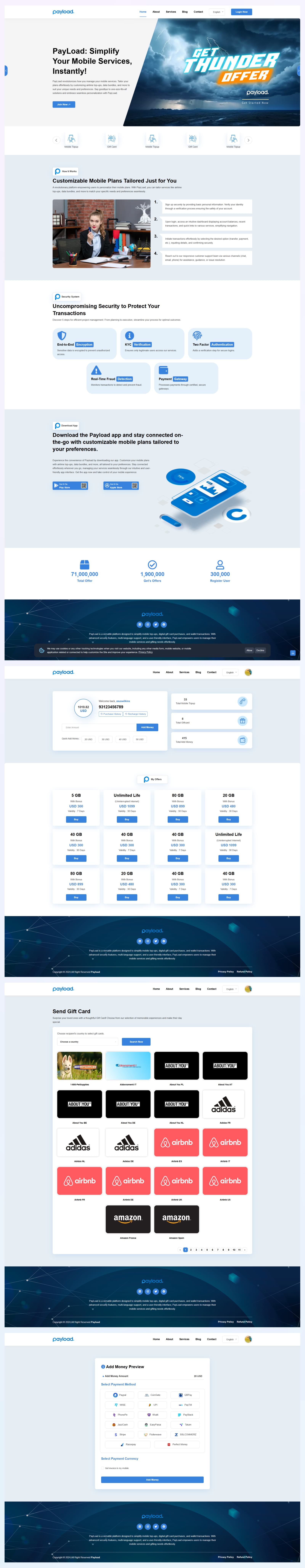 PayLoad - Airtime | Data Bundles | Gift cards and VTU Full Solution by ...