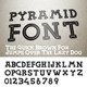 Pyramid Font, Fonts | GraphicRiver