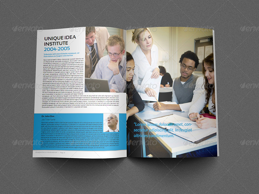 Training Company Brochure Template - 28 Pages, Print Templates ...