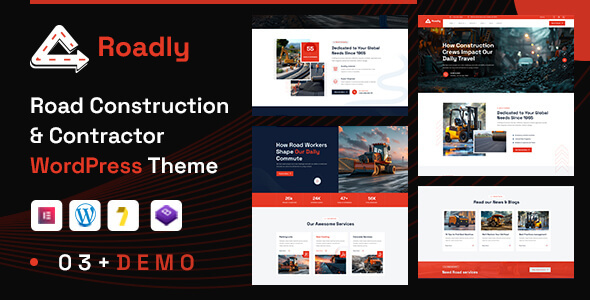 Roadly – Road Construction & Civil Engineering WordPress Theme by Dreamit-Solution