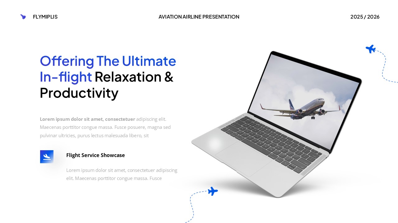 Aviation Airline PowerPoint Presentation, Presentation Templates ...