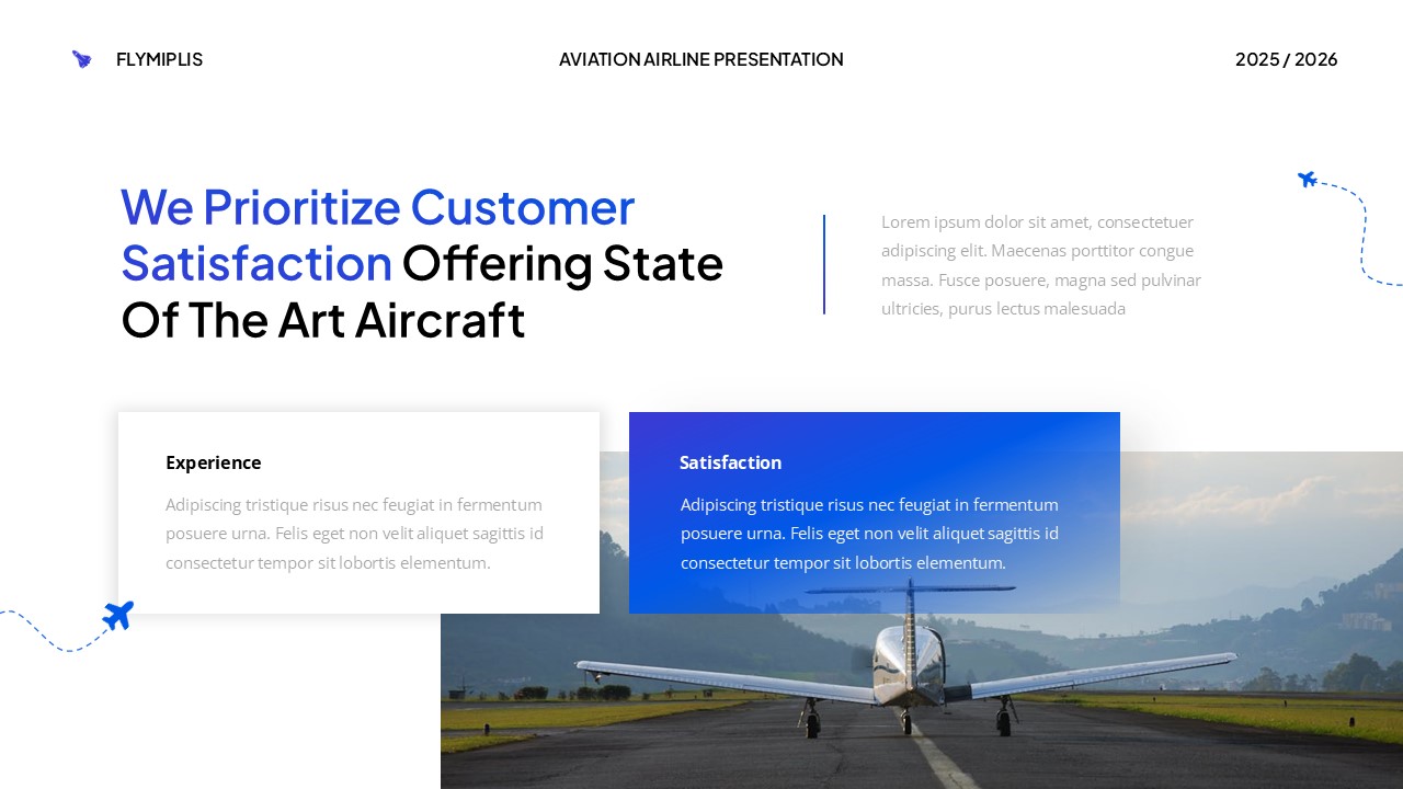 Aviation Airline PowerPoint Presentation, Presentation Templates ...