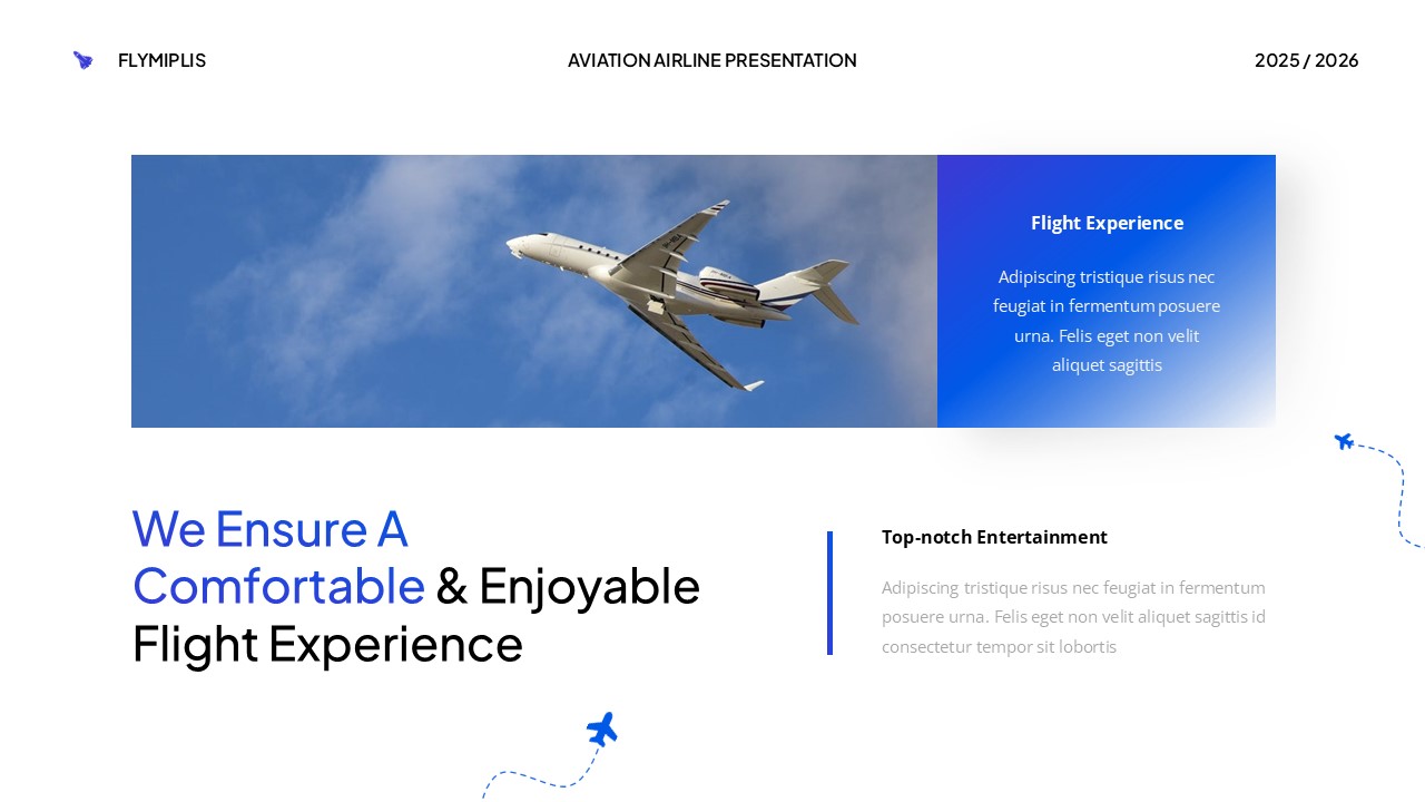 Aviation Airline PowerPoint Presentation, Presentation Templates ...