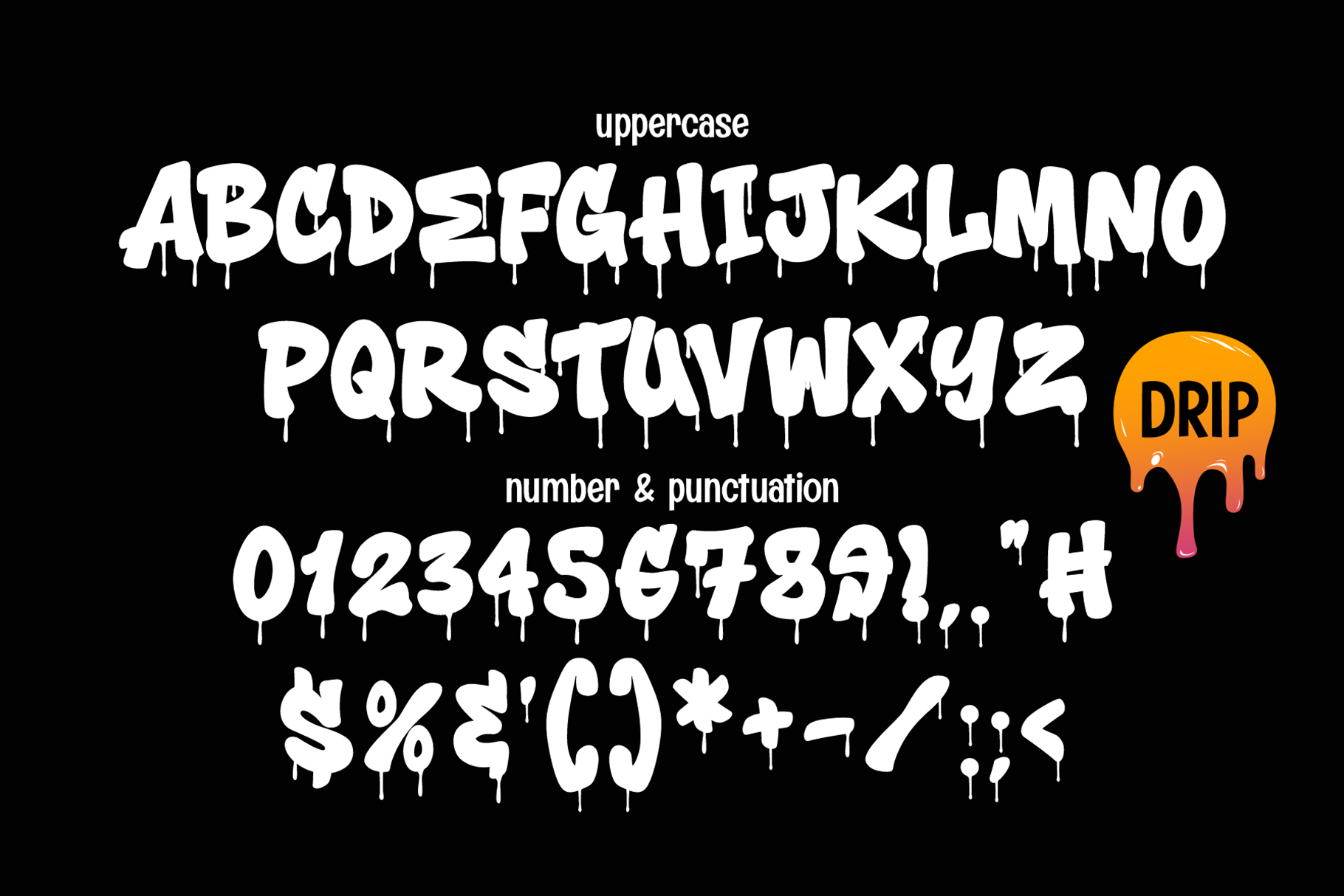 Toxic Rebel | Urban Graffiti Energy Dripping Outline Font, Fonts ...