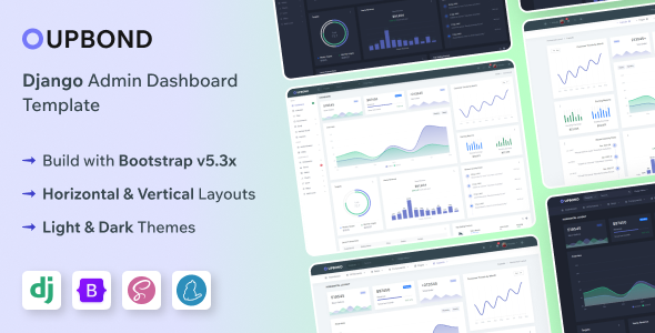 Upbond - Django Admin & Dashboard Template by themesdesign | ThemeForest