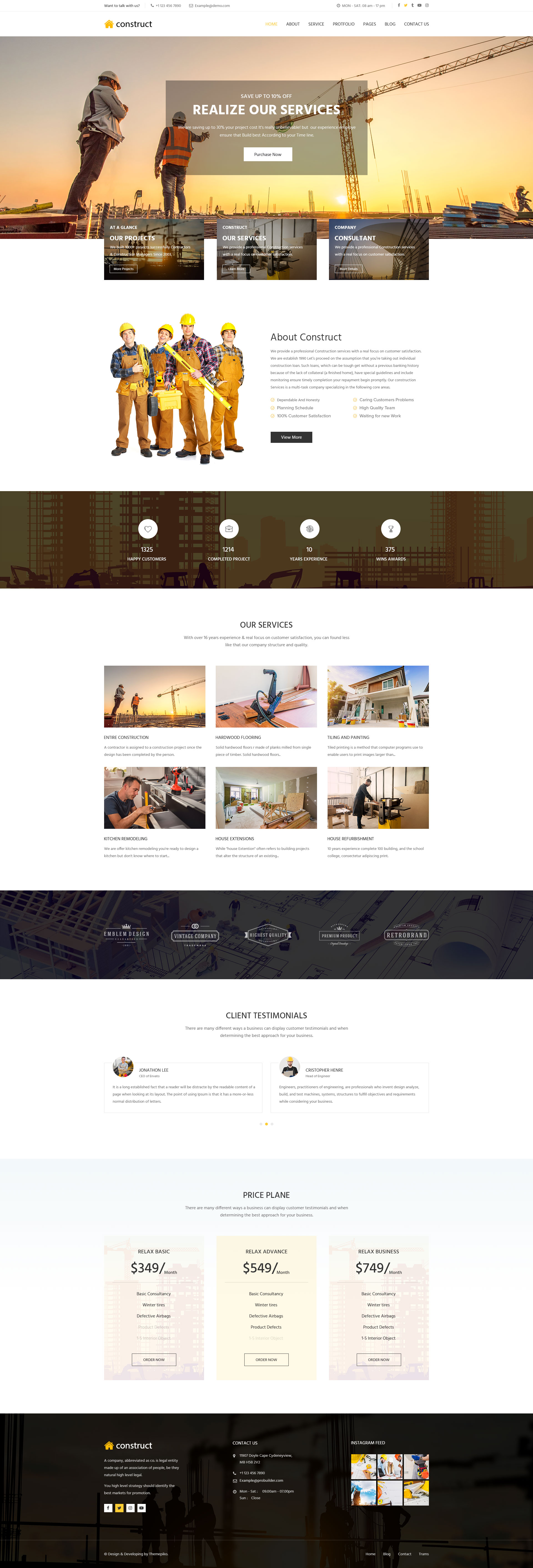Piko-construct - Construction WordPress Theme by themepiko | ThemeForest