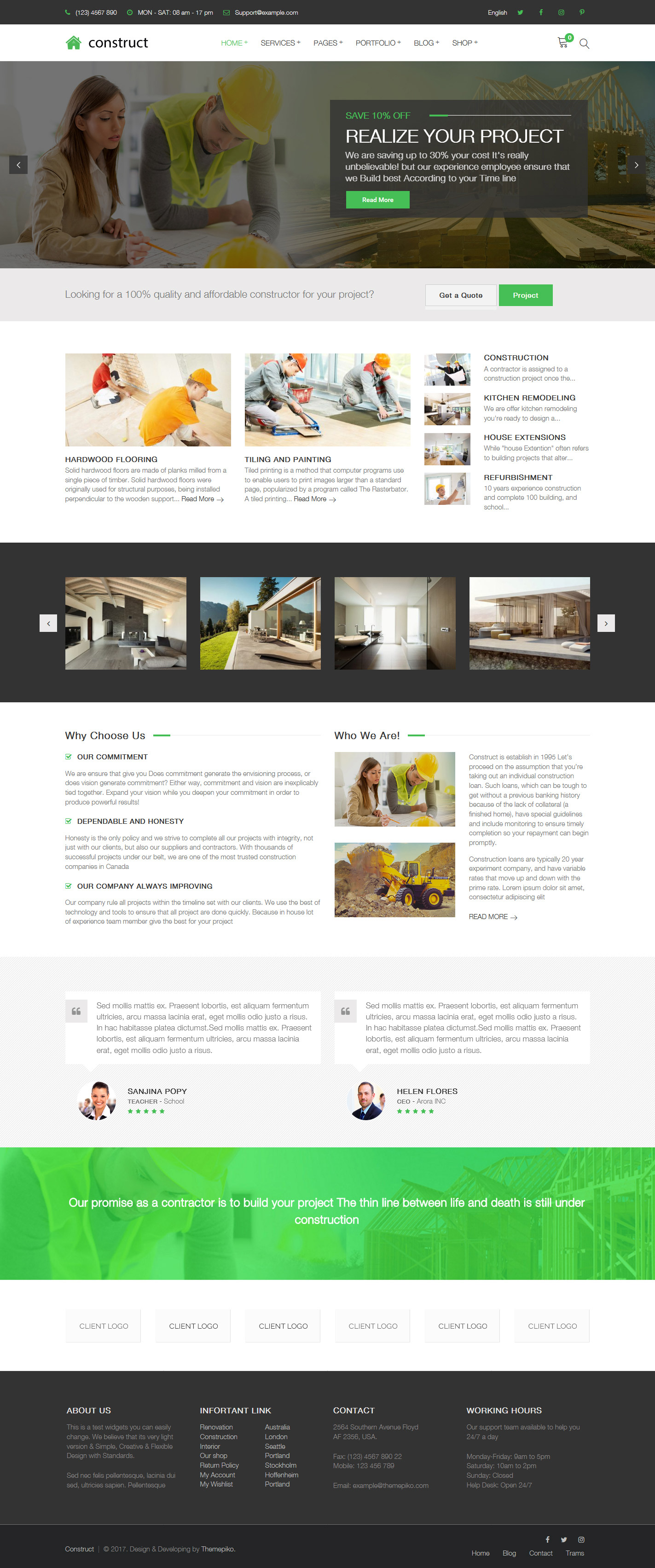Piko-construct - Construction WordPress Theme by themepiko | ThemeForest