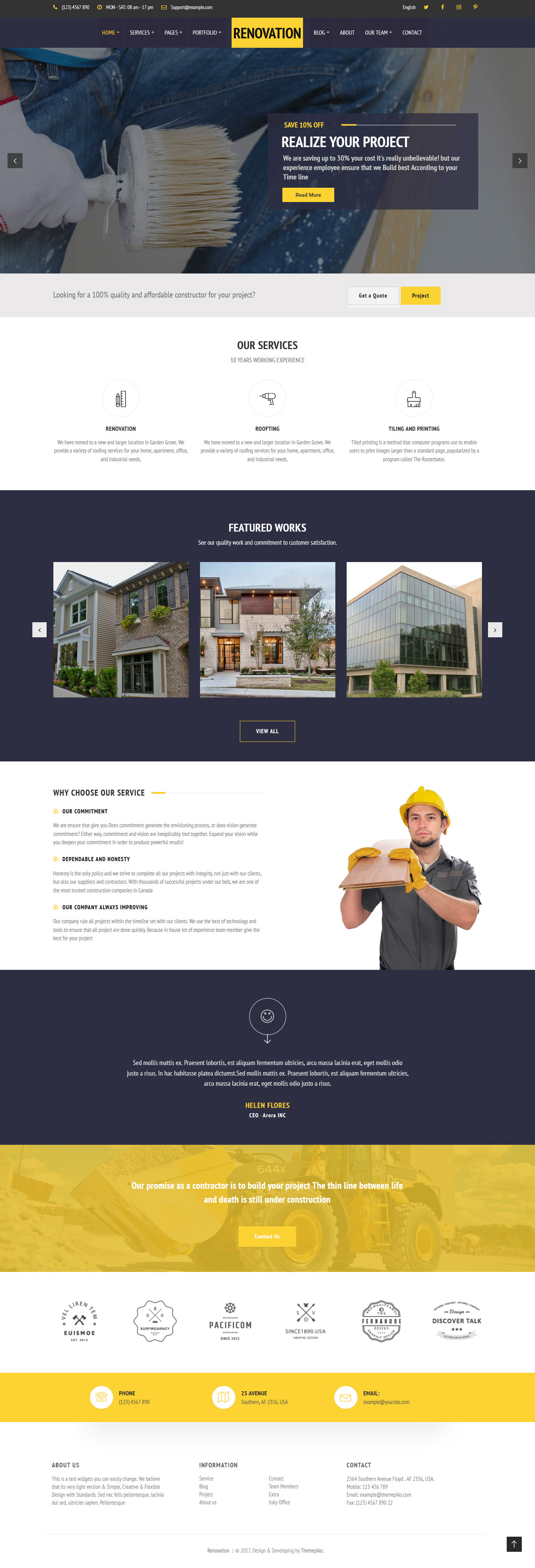 Piko-construct - Construction WordPress Theme by themepiko | ThemeForest