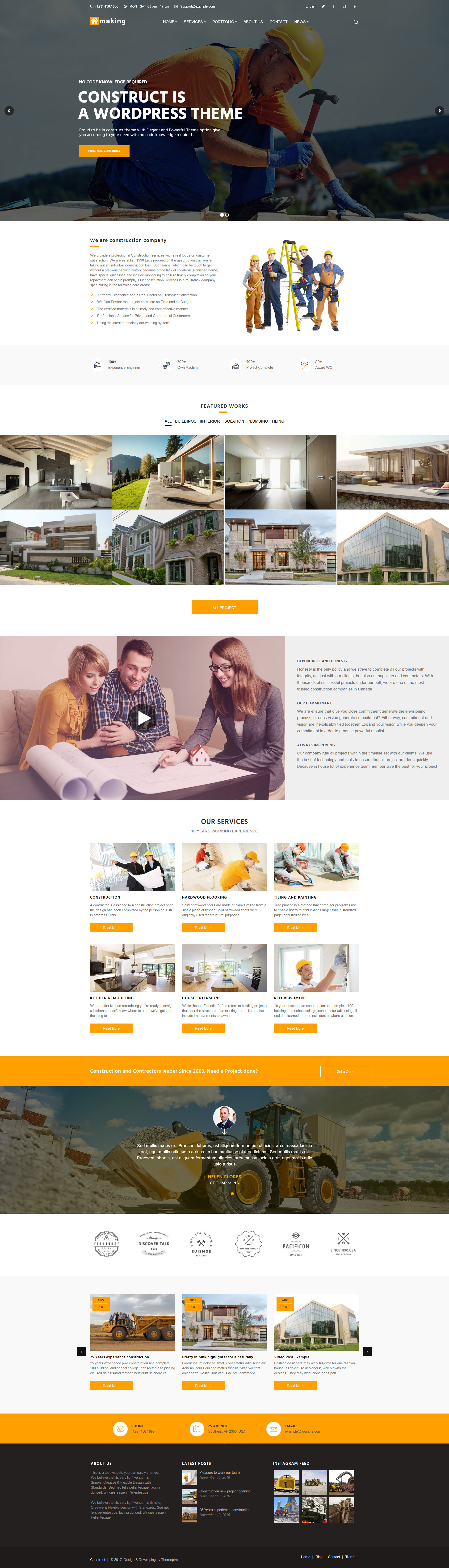 Piko-construct - Construction WordPress Theme by themepiko | ThemeForest