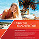 Island Lifestyle Vacation Flyer Template by loswl | GraphicRiver