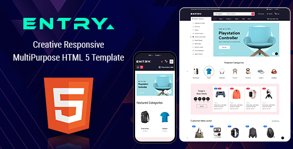 Entry - Creative Responsive MultiPurpose HTML 5 Template by magentech