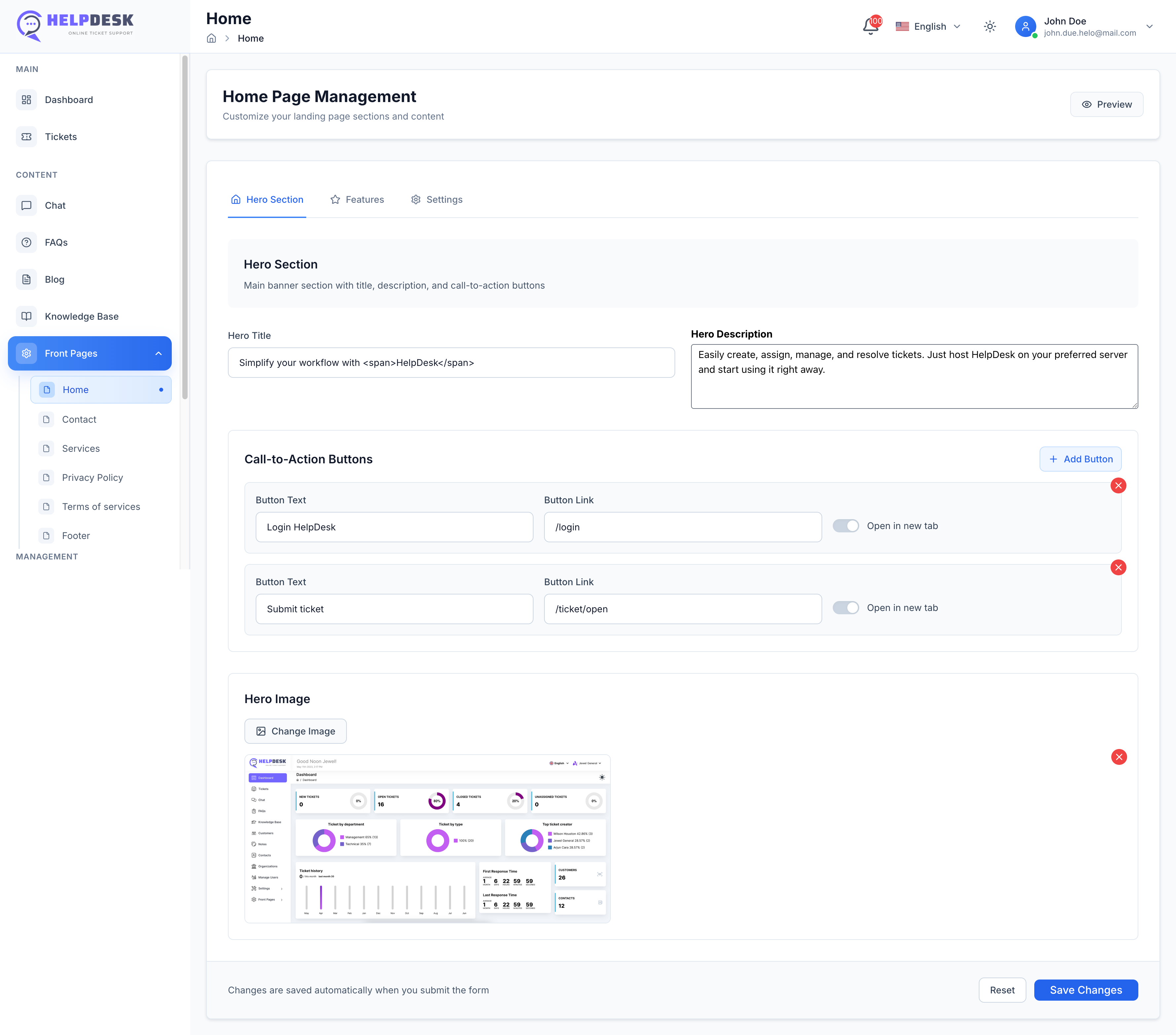 HelpDesk Pro – AI-Powered Ticket Management & Customer Support System by SoftEntra