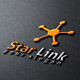 Star Link Logo Template, Logo Templates | GraphicRiver