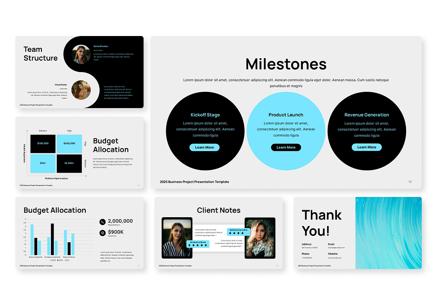 2025 Business Project Powerpoint Template, Presentation Templates ...