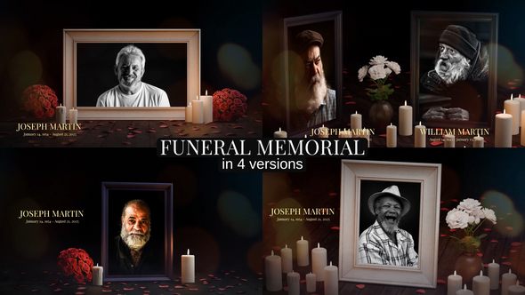 Funeral Memorial Slideshow – In Loving Memory Tribute Video, After ...