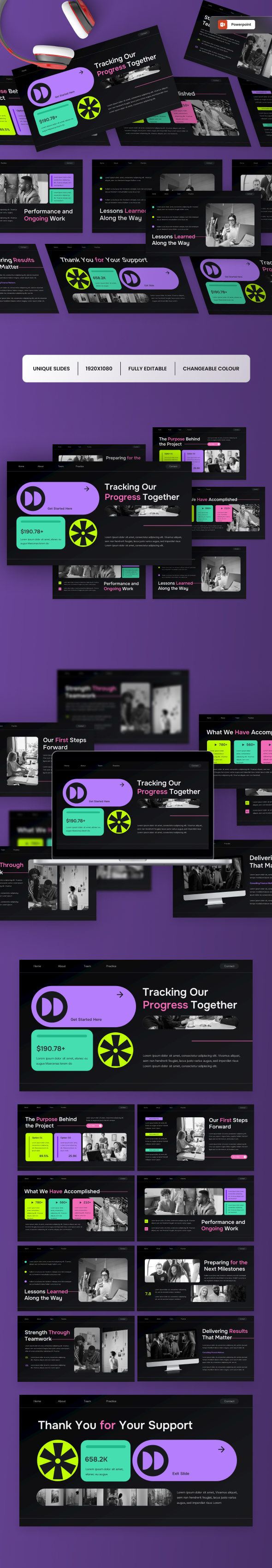 Improve Project Update Google Slides, Presentation Templates | GraphicRiver