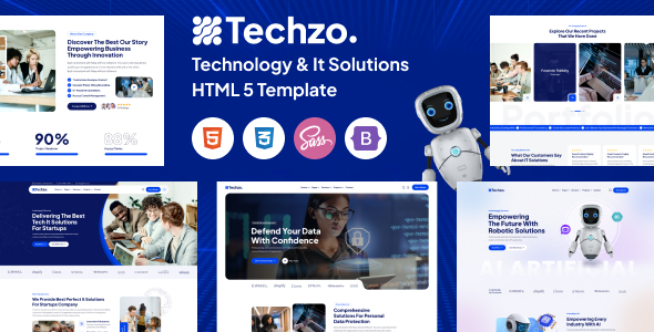 Techzo - IT Solutions & Technology Services Template by ThemeGenix