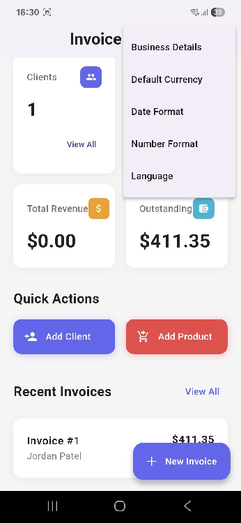 Invoice Maker – Cross‑Platform Flutter Invoicing App by Visson | CodeCanyon