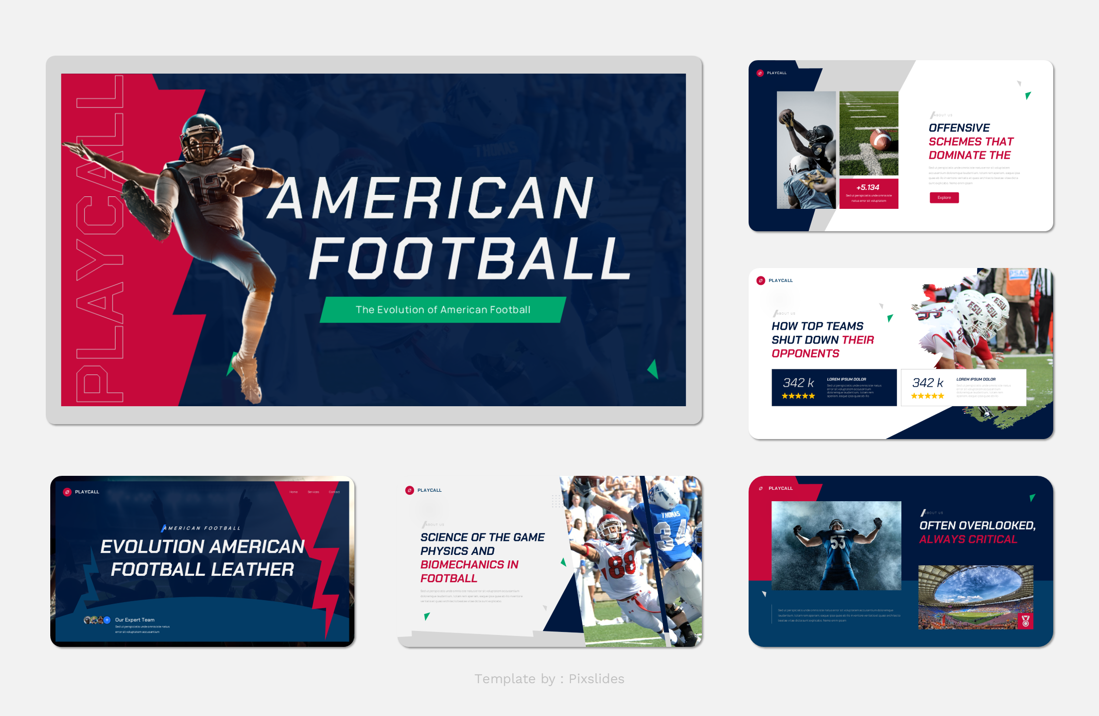 Playcall - American Football Team PowerPoint Presentation, Presentation ...