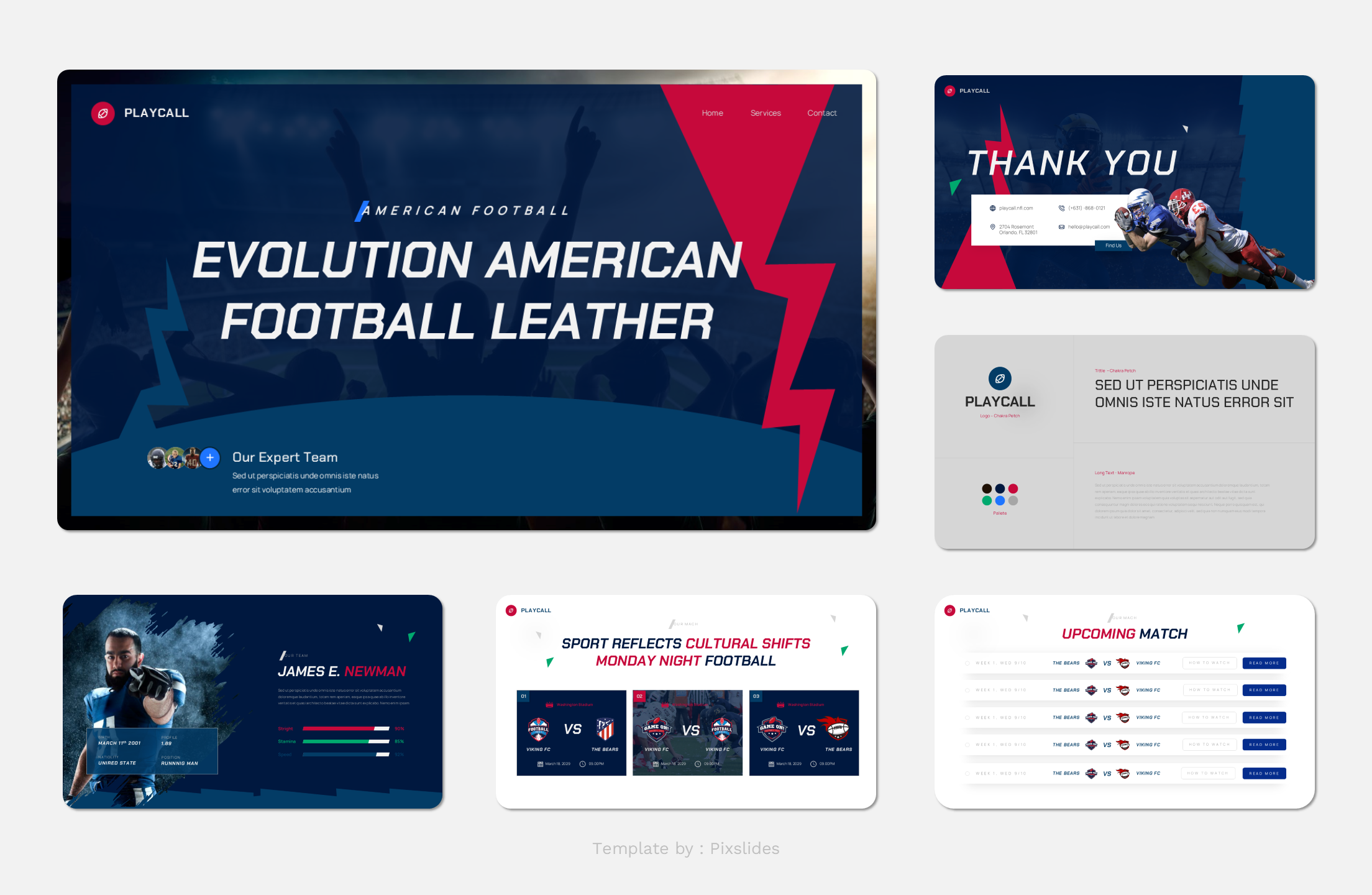Playcall - American Football Team PowerPoint Presentation, Presentation ...