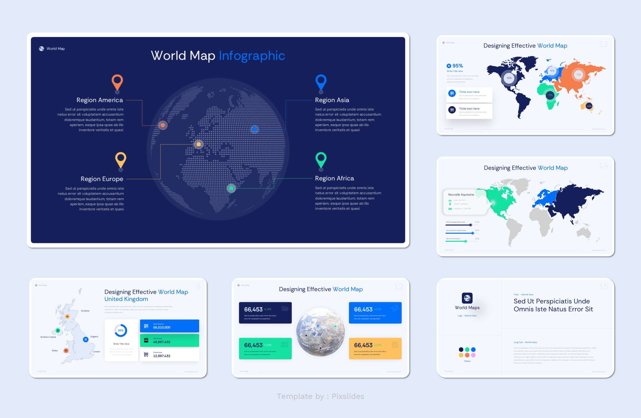 World Maps Infographics Powerpoint Template Presentation Templates