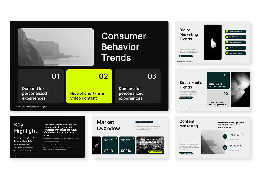 2025 Marketing Trend Powerpoint Template, Presentation Templates ...