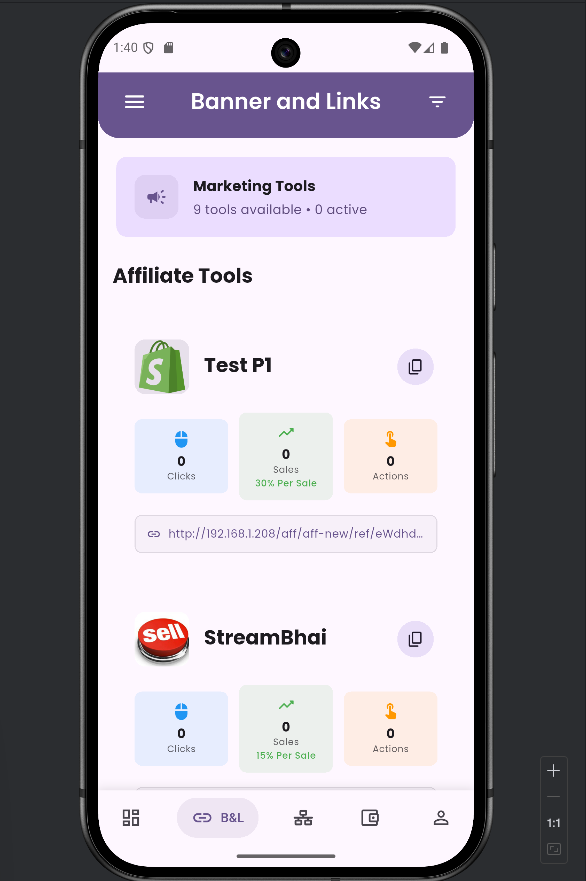 AffiliatePro Mobile - Flutter Affiliate App (Android/iOS Source Code ...