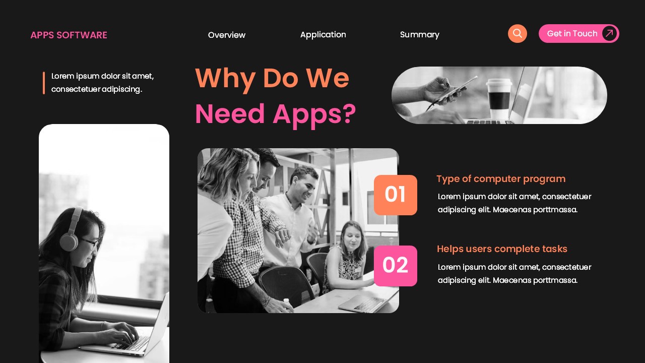 Apps Software PowerPoint Template, Presentation Templates | GraphicRiver