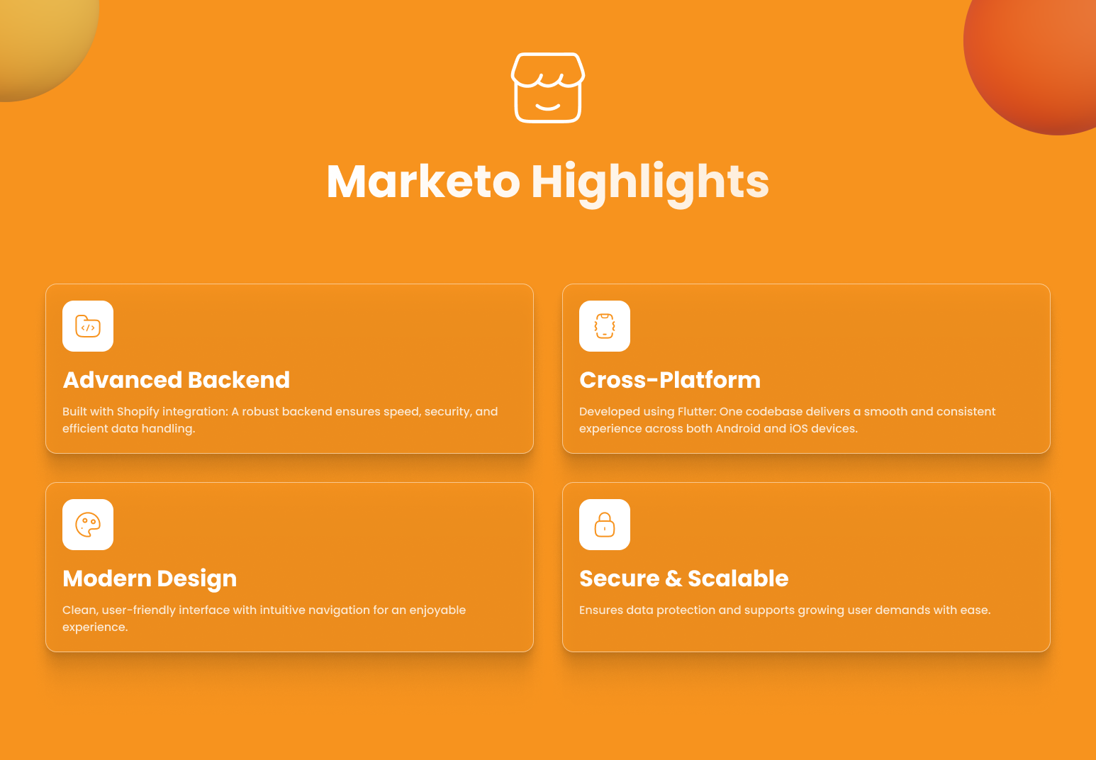 Marketo Flutter eCommerce App with Shopify Integration by z150000 | CodeCanyon