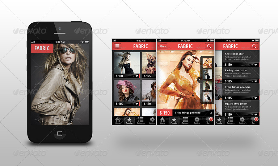 Phone App Mock-ups, Graphics | GraphicRiver