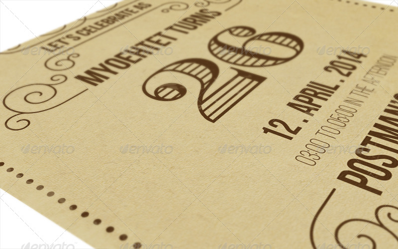 BD Invitation II, Print Templates | GraphicRiver