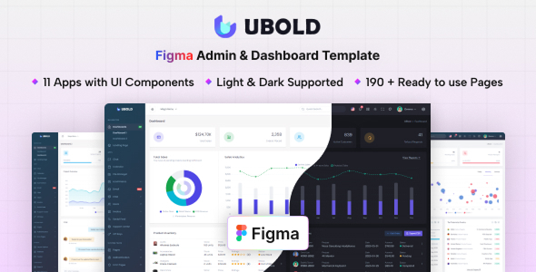 UBold – Figma Admin & Dashboard Template + UI Kit by coderthemes | ThemeForest