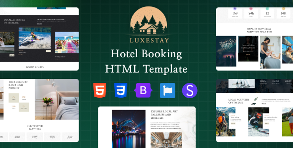 LuxeStay – Modern & Responsive Hotel Booking HTML Template by ...