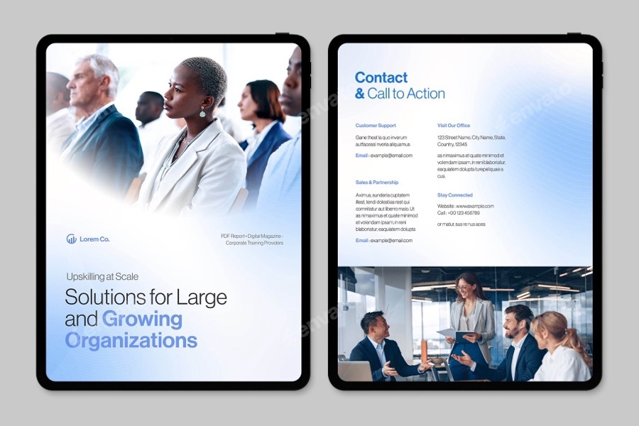 Corporate Report Template (Digital), ePublishing | GraphicRiver