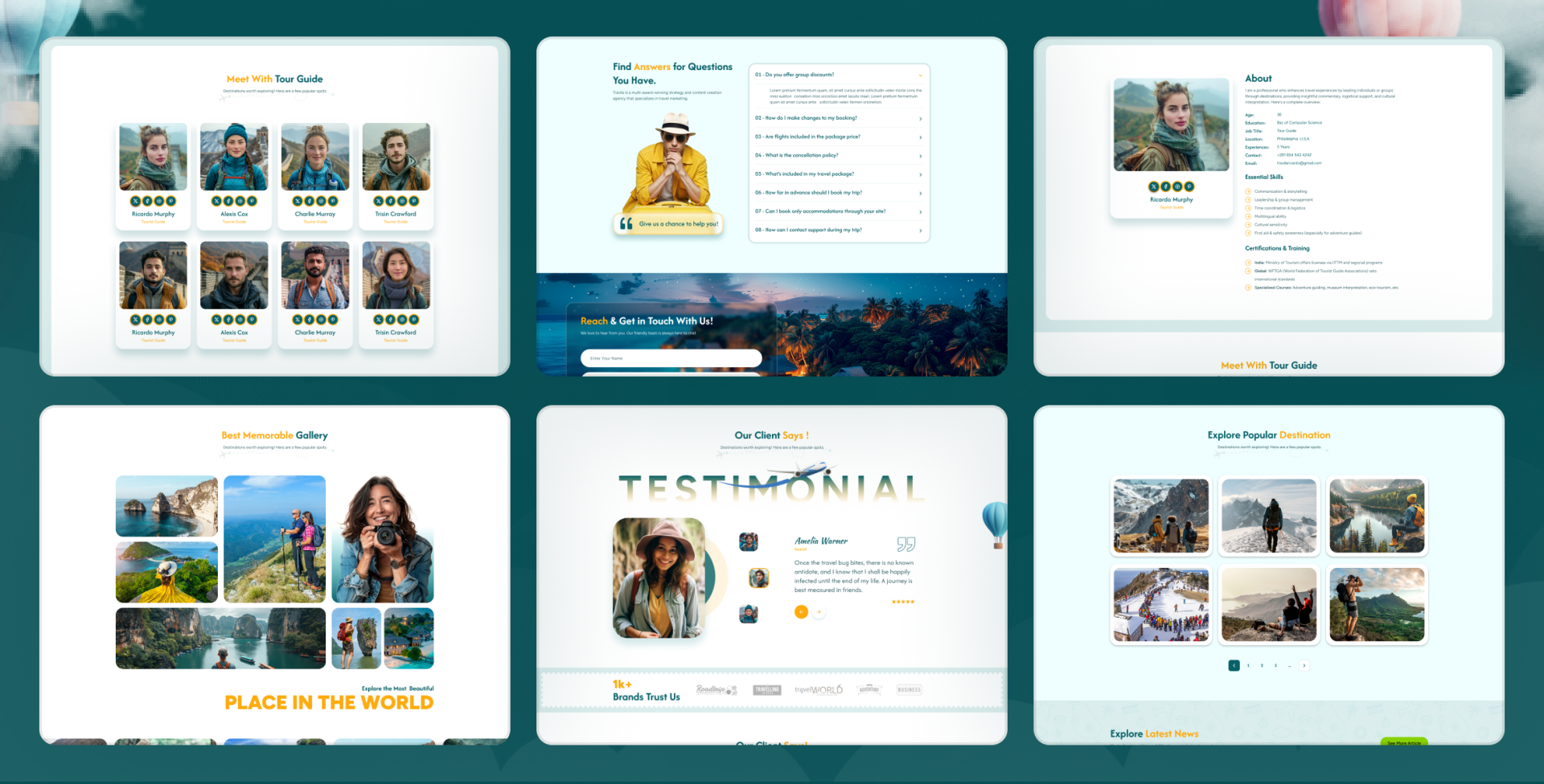 Travlla - Travel & Tour Booking Tailwind CSS Template by DexignZone