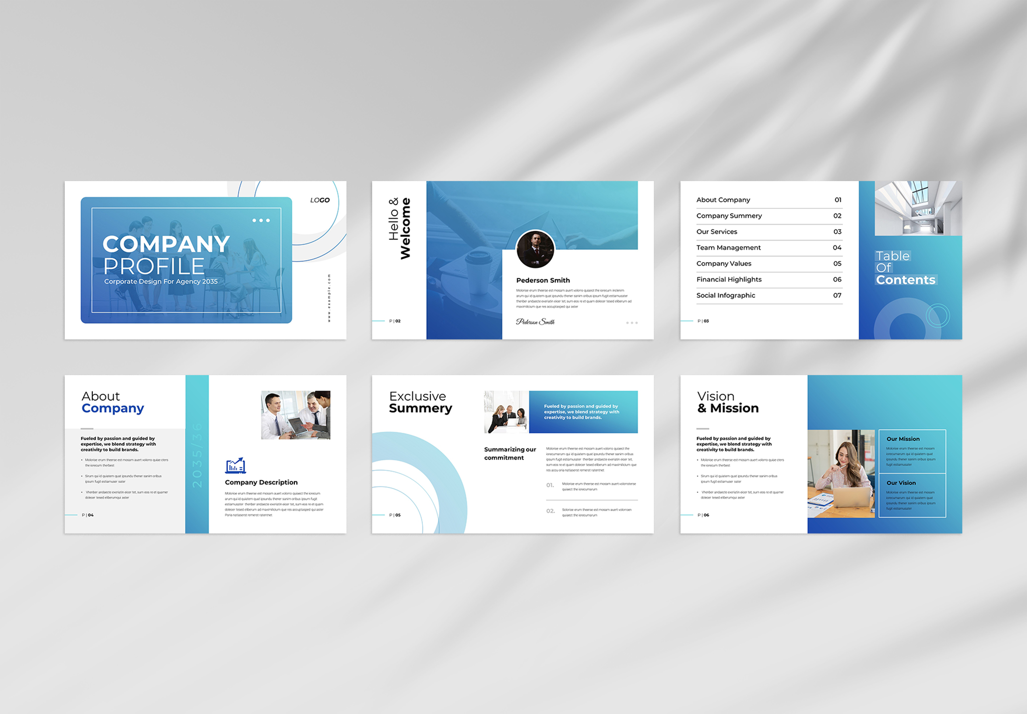 Company Profile PowerPoint Template, Presentation Templates | GraphicRiver