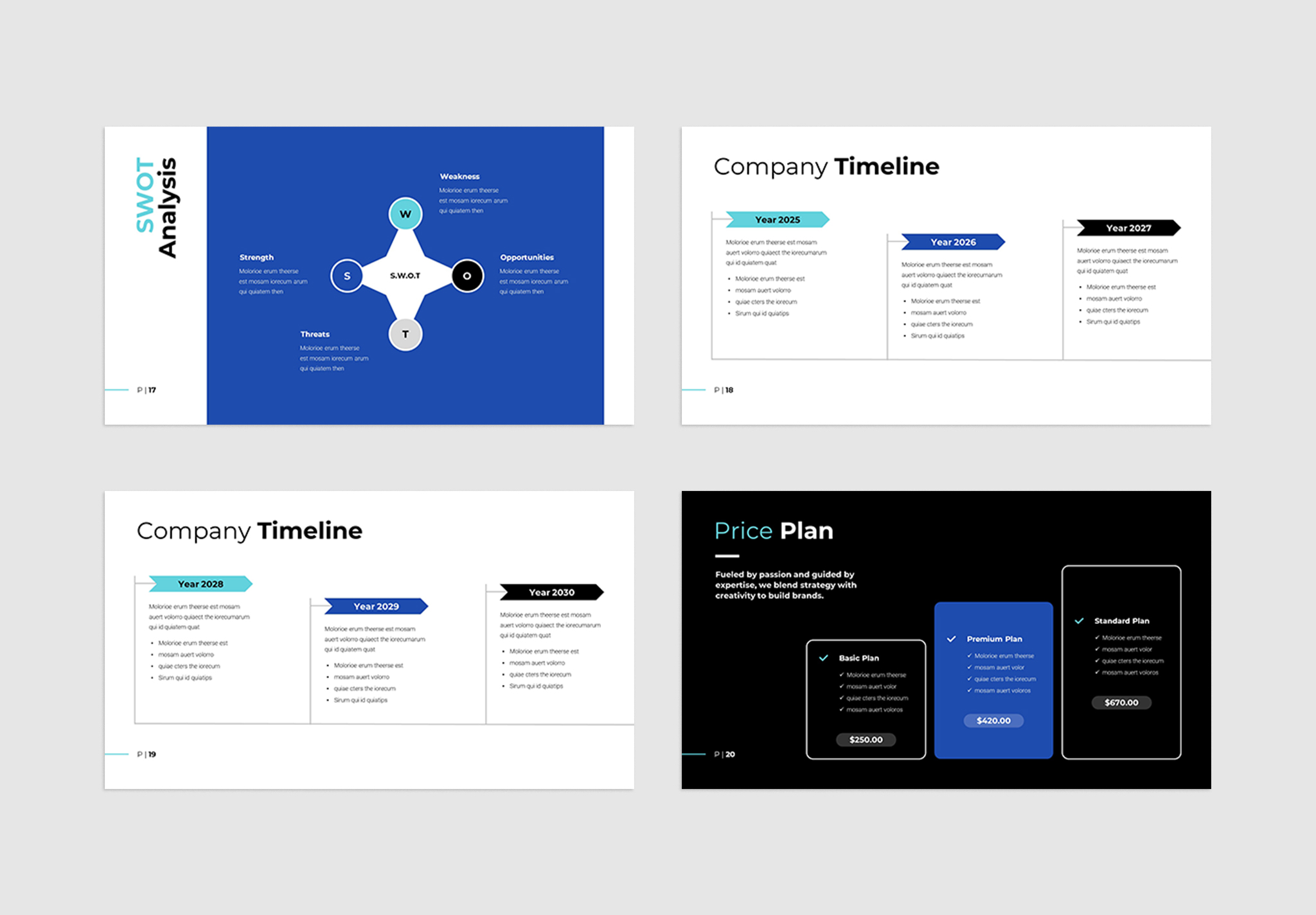 Company Profile PowerPoint Template, Presentation Templates | GraphicRiver