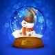 Christmas Snow Globe with Snowman, Vectors | GraphicRiver