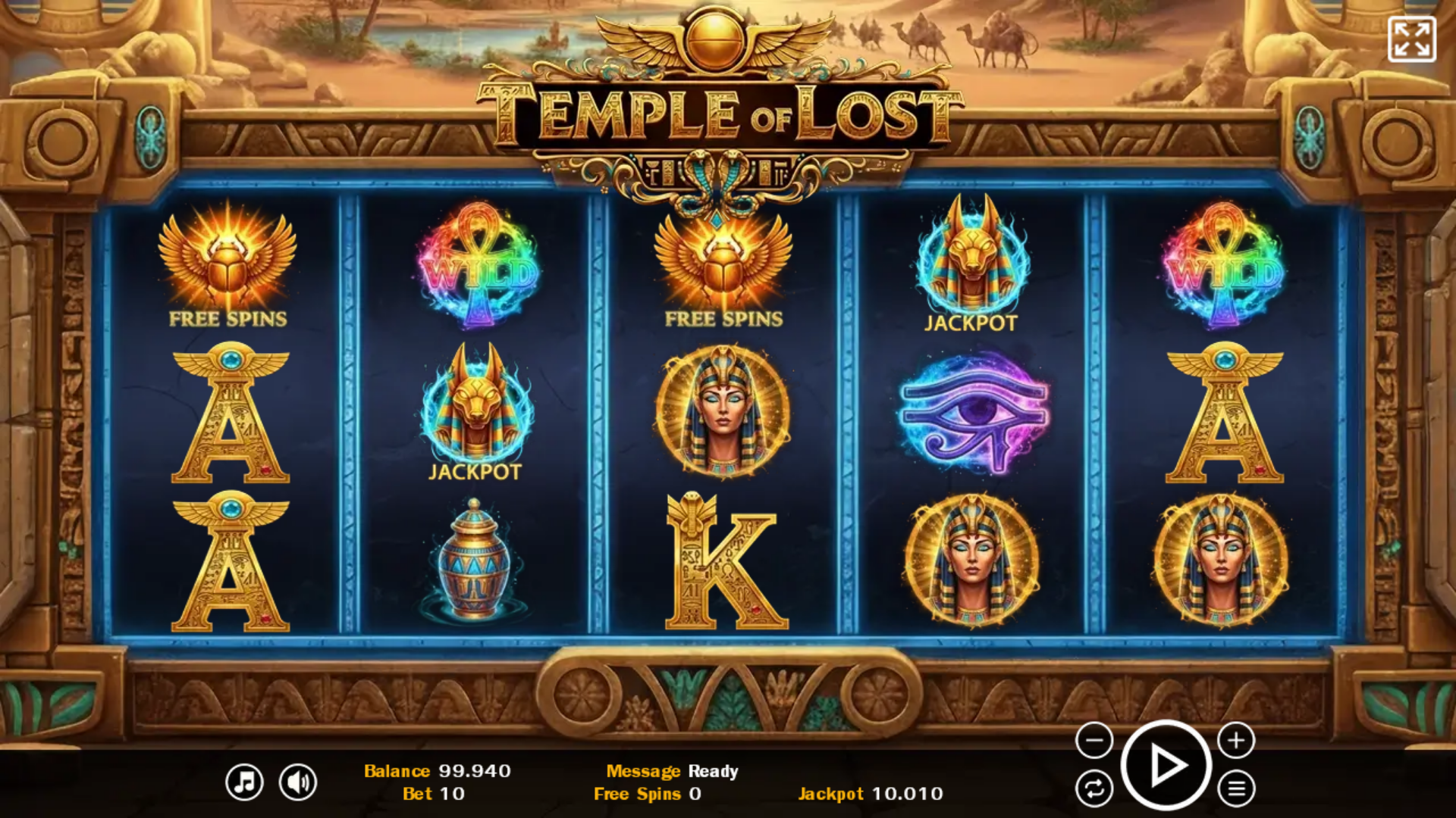 Temple of Lost - HTML5 Slot Machine by All-Scripts | CodeCanyon