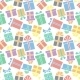 Gift Box Seamless Pattern, Vectors | GraphicRiver