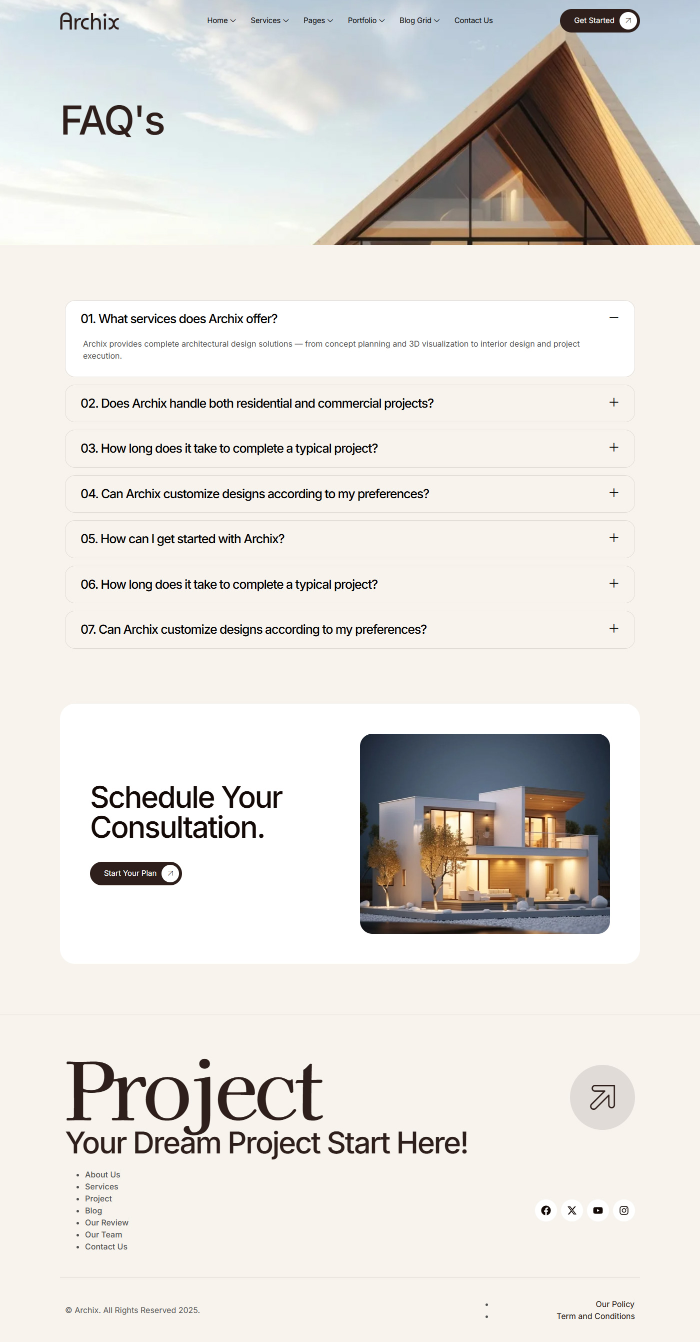 Archix - Architecture Agency & Creative Elementor Template Kit by ...