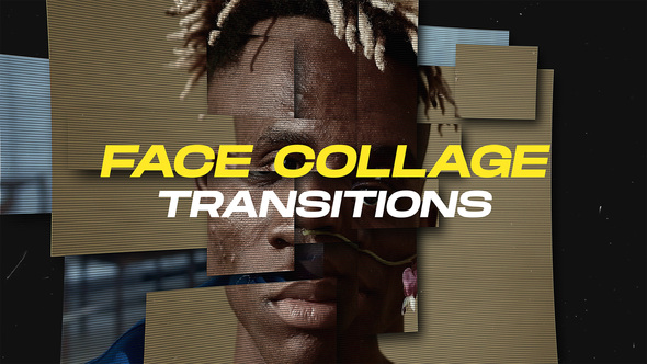 Face Collage Transitions, After Effects Project Files | VideoHive
